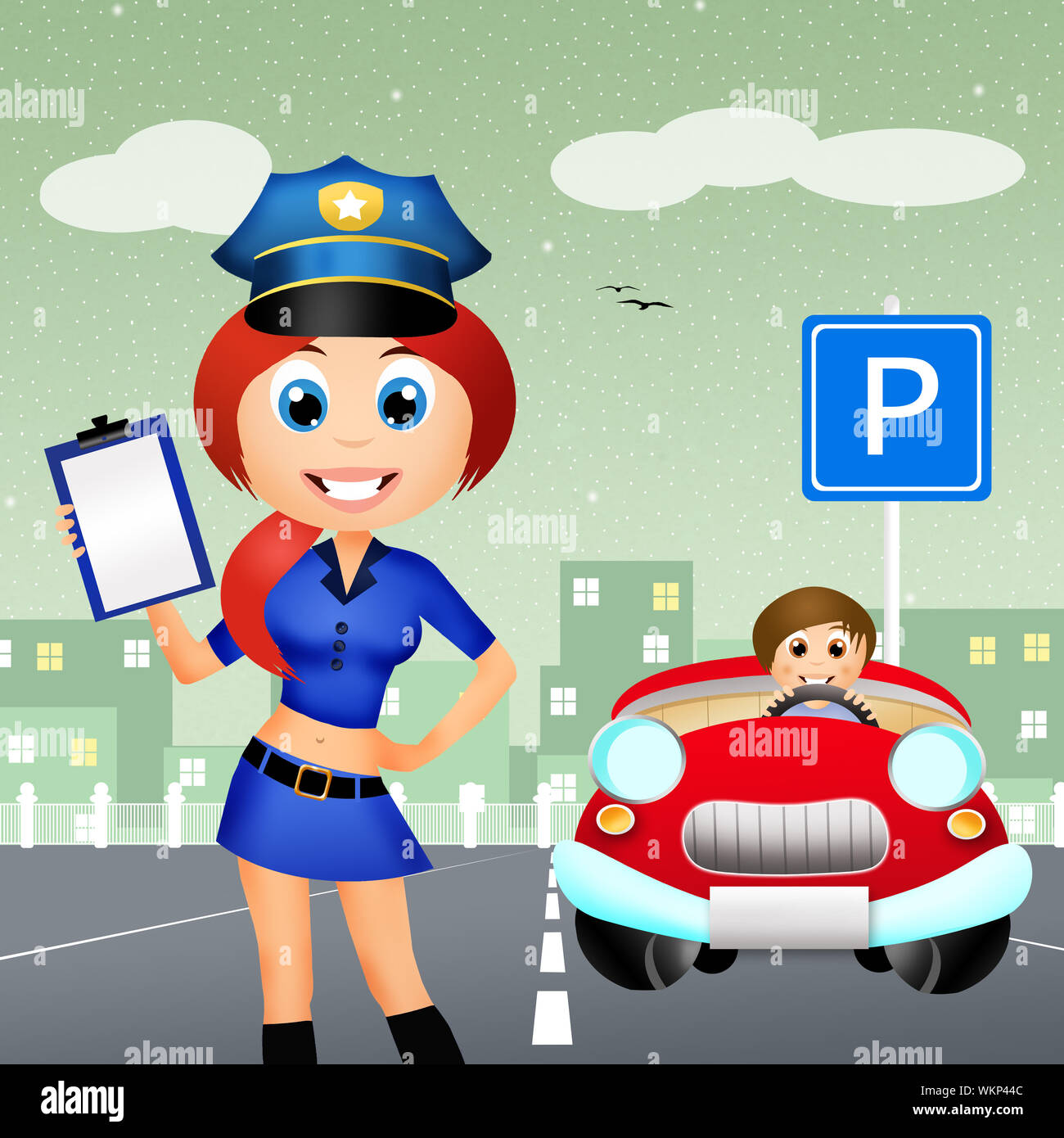 Smile traffic police hi-res stock photography and images - Alamy