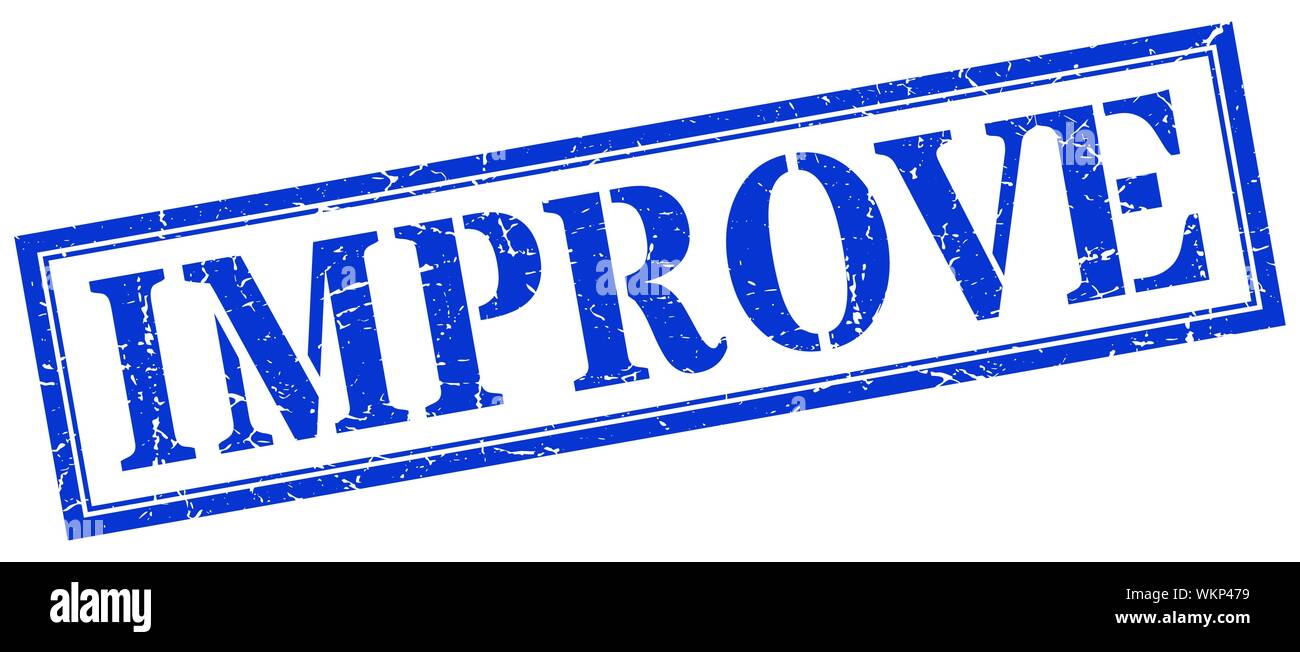improve stamp. improve square grunge sign. improve Stock Vector Image ...