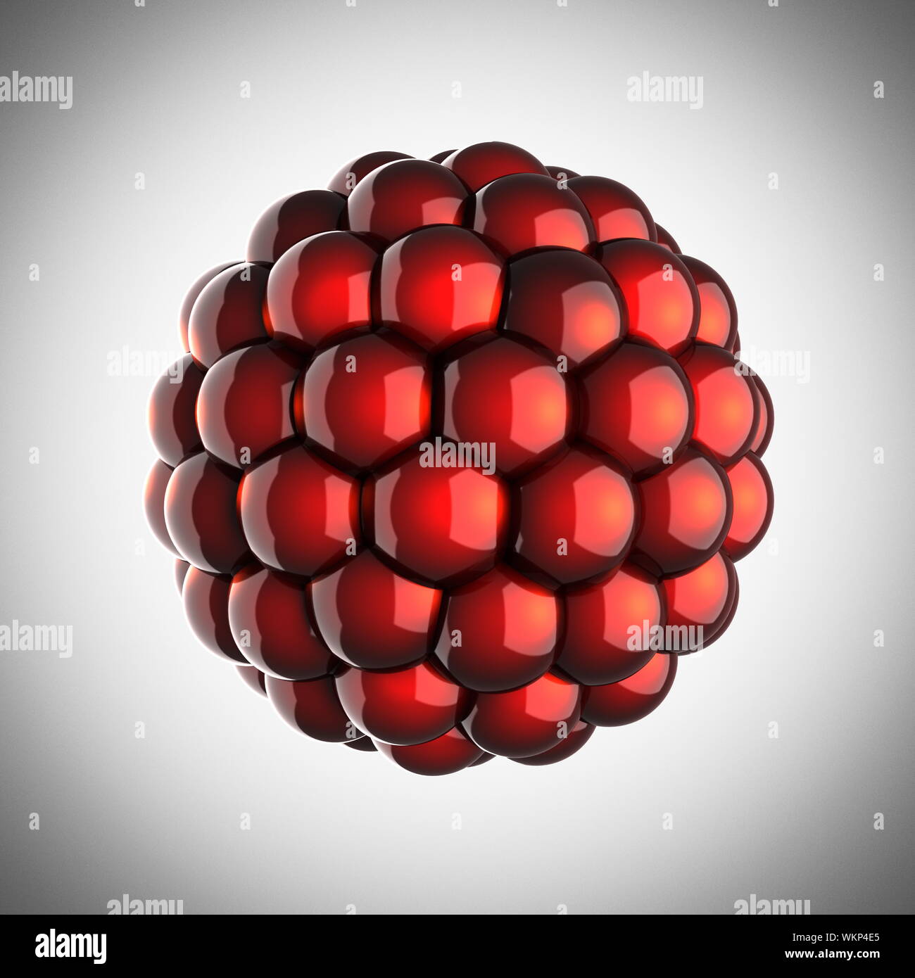 A single atom scientific illustration Stock Photo - Alamy