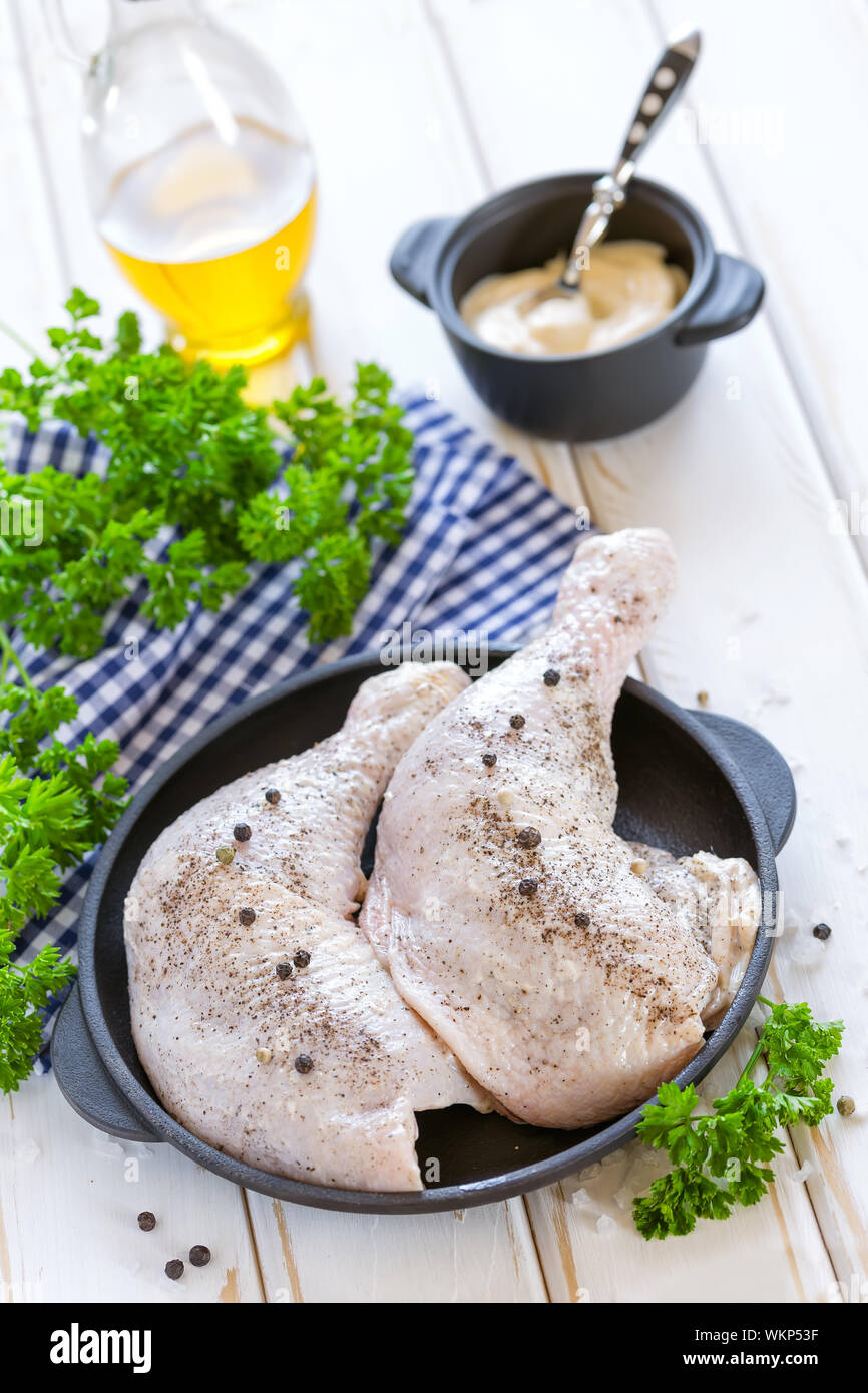 Fat chicken cut hi-res stock photography and images - Alamy