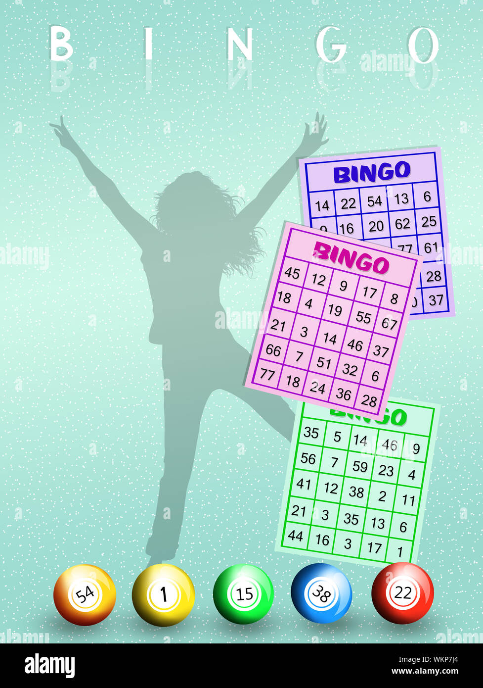 Win at bingo Stock Photo - Alamy