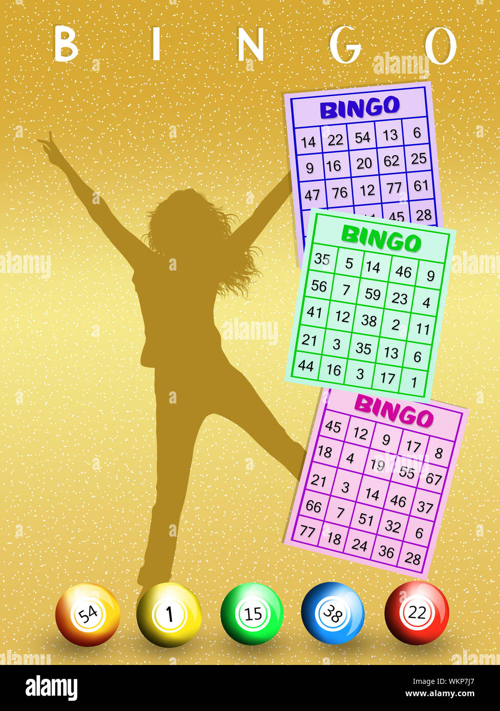 win at bingo Stock Photo - Alamy