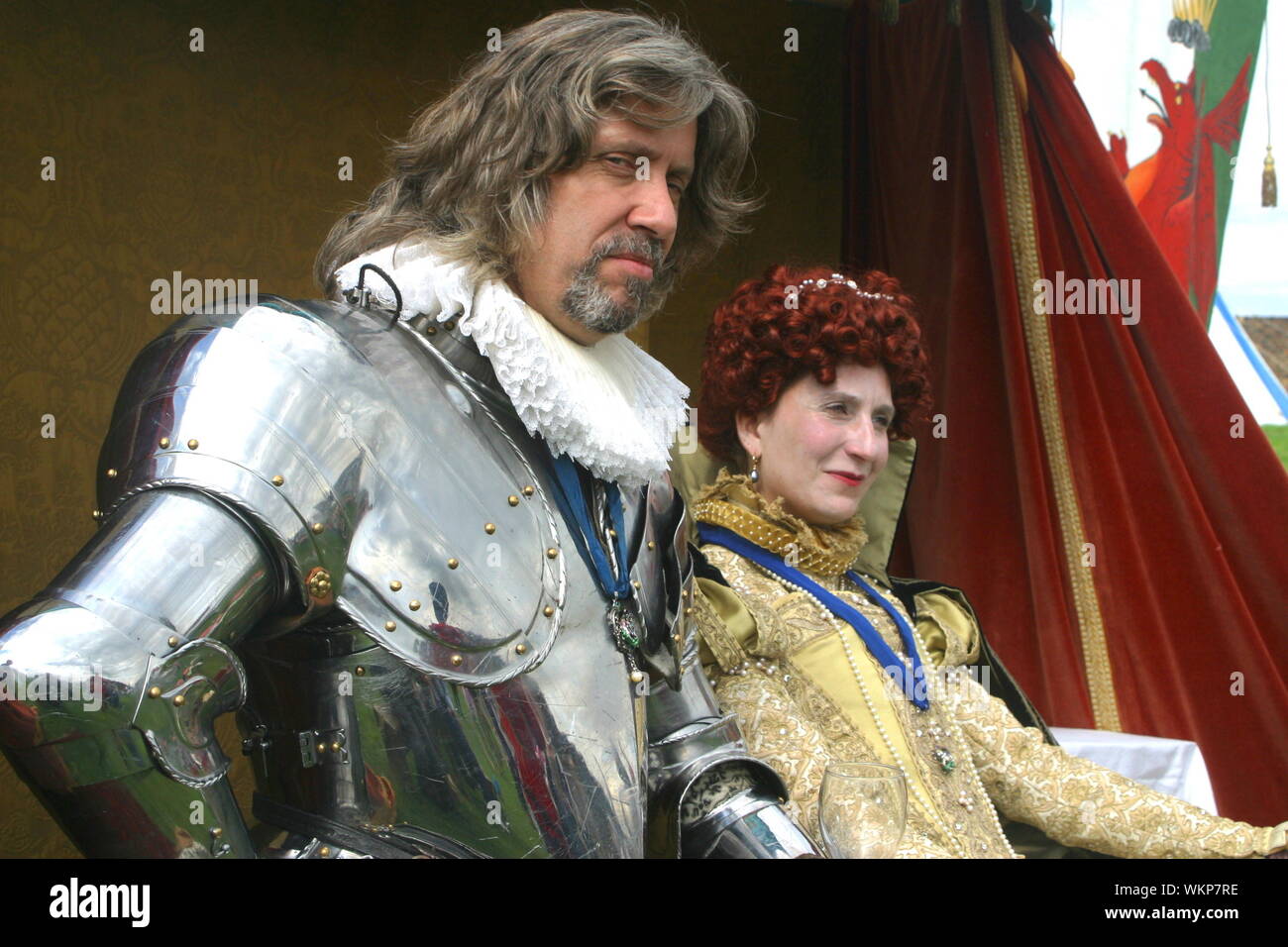 A re-enactment at Tilbury Fort of Queen Elizabeth I's speech to the ...