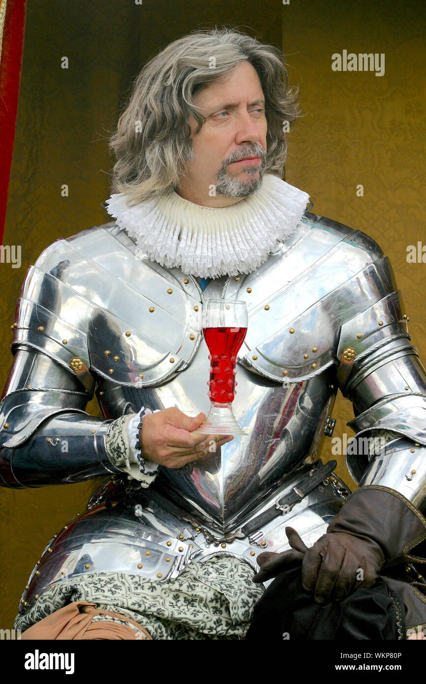 A re-enactment at Tilbury Fort of Queen Elizabeth I's speech to the ...