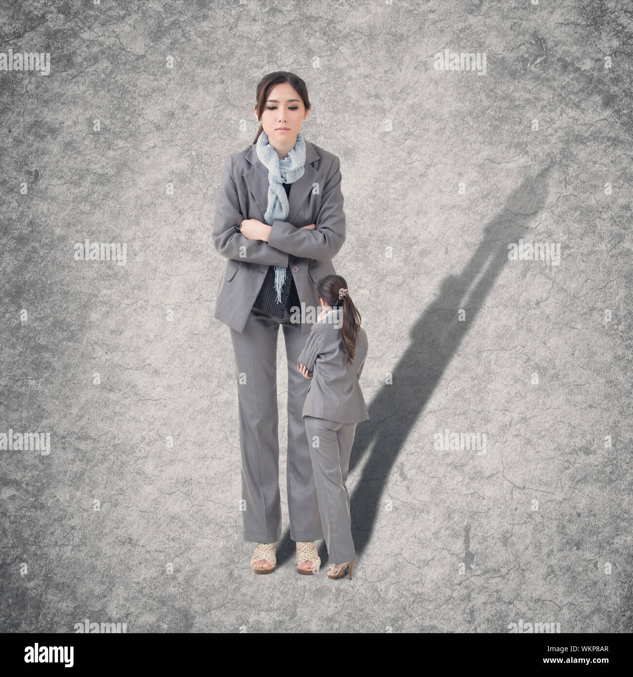 Concept of self struggle, consider, think etc Stock Photo - Alamy
