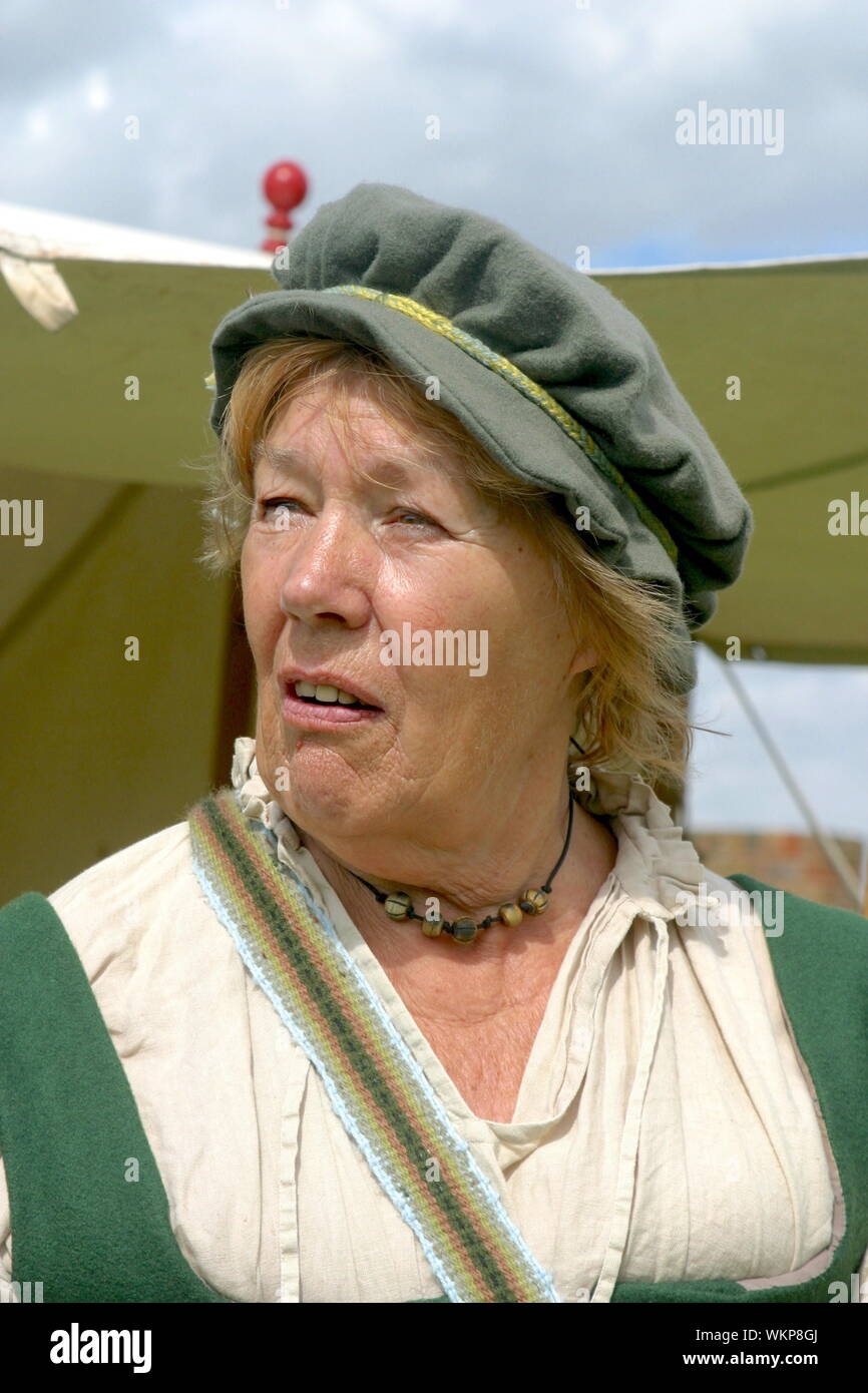 A re-enactment at Tilbury Fort of Queen Elizabeth I's speech to the ...
