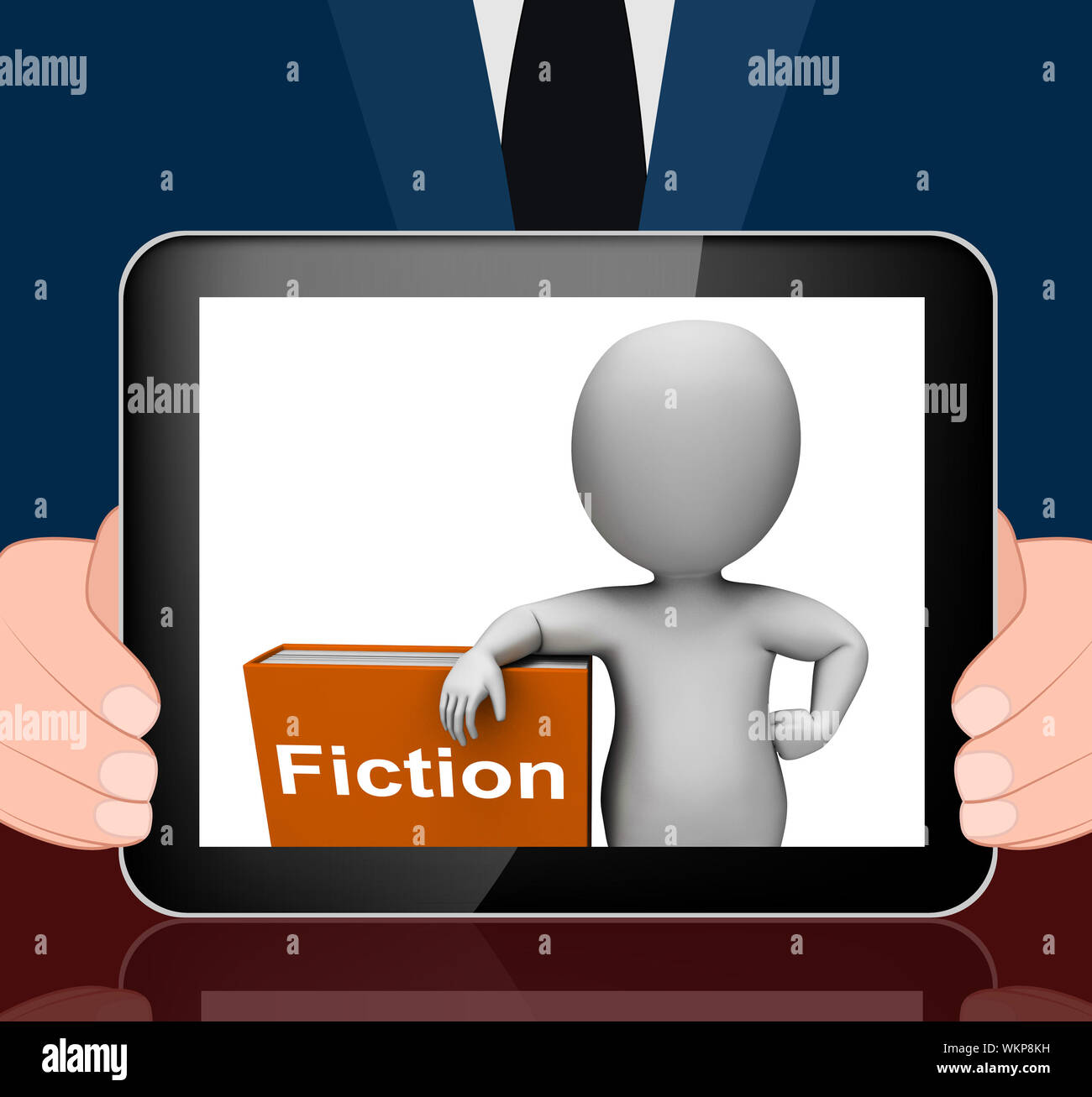 Fiction Book And Character Displaying Books With Imaginary Stories ...