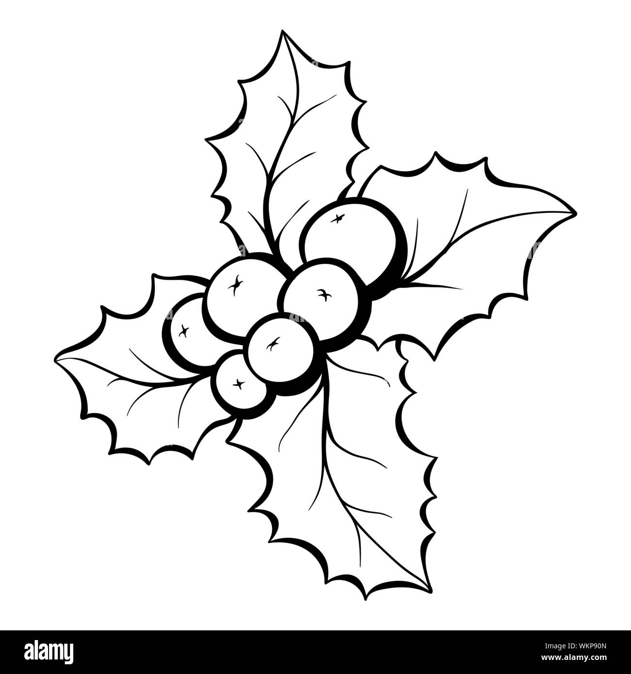 Christmas tree closeup hand Stock Vector Images - Alamy