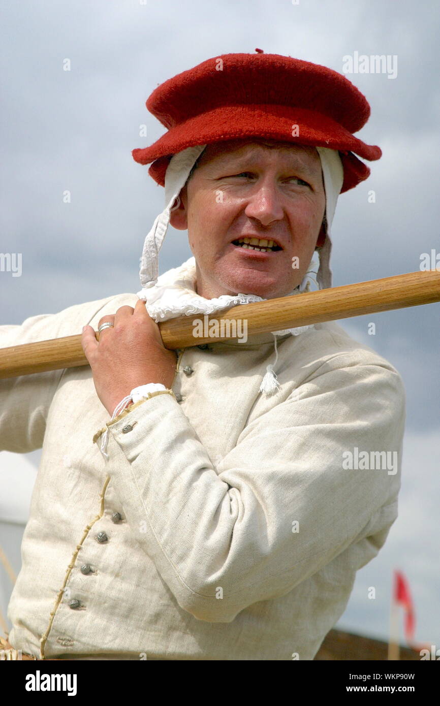 A re-enactment at Tilbury Fort of Queen Elizabeth I's speech to the ...