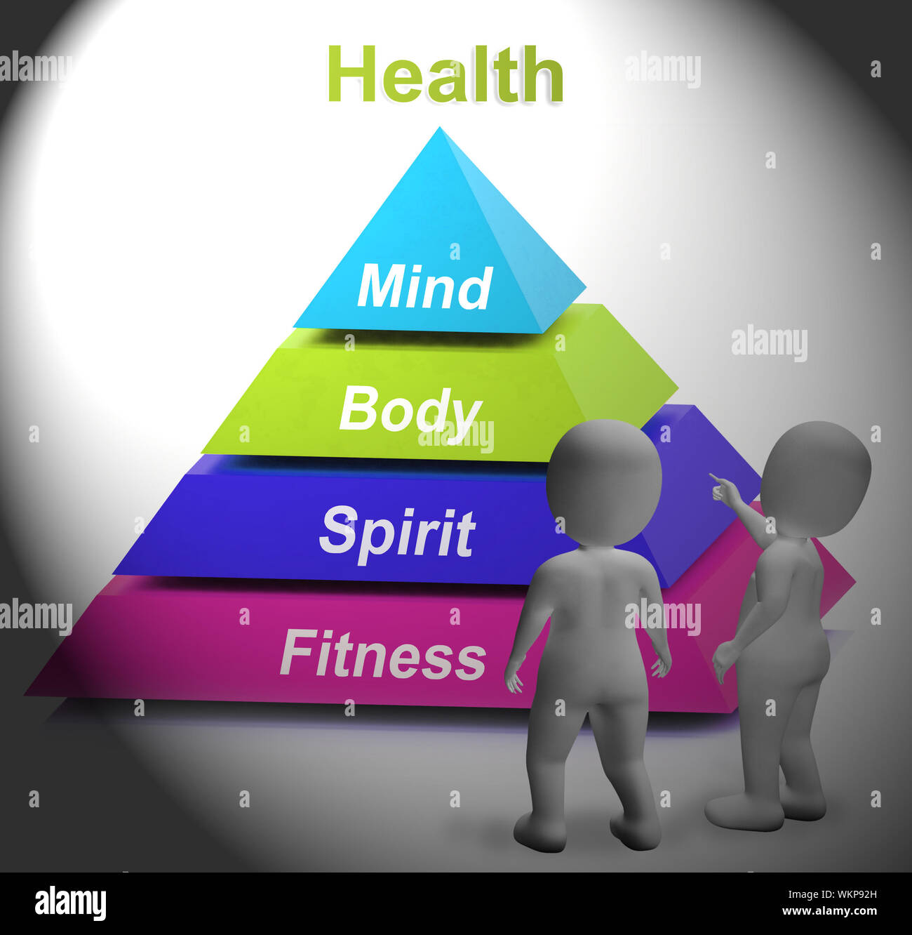 Health Symbol Showing Fitness Strength And Wellbeing Stock Photo - Alamy