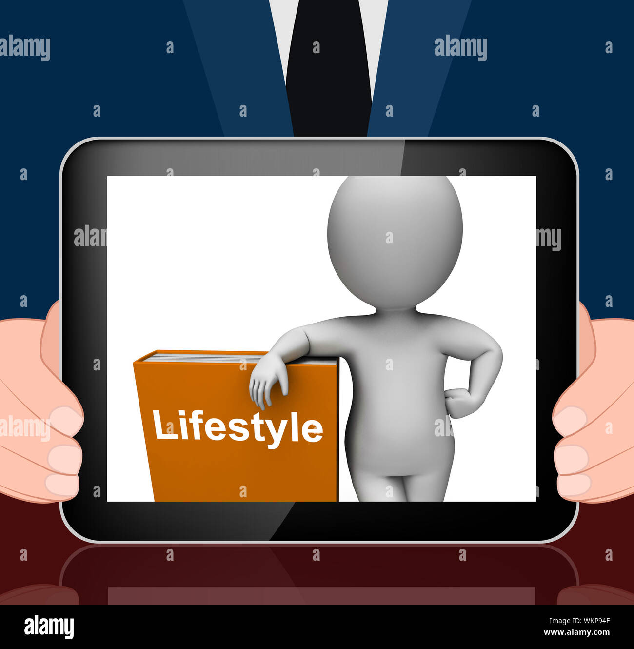 Lifestyle Book And Character Displaying Books About Life Choices Stock ...