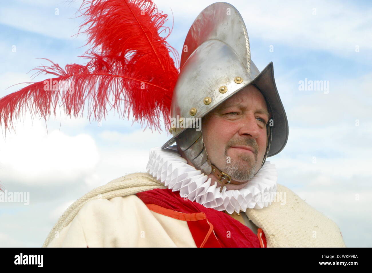 A re-enactment at Tilbury Fort of Queen Elizabeth I's speech to the ...