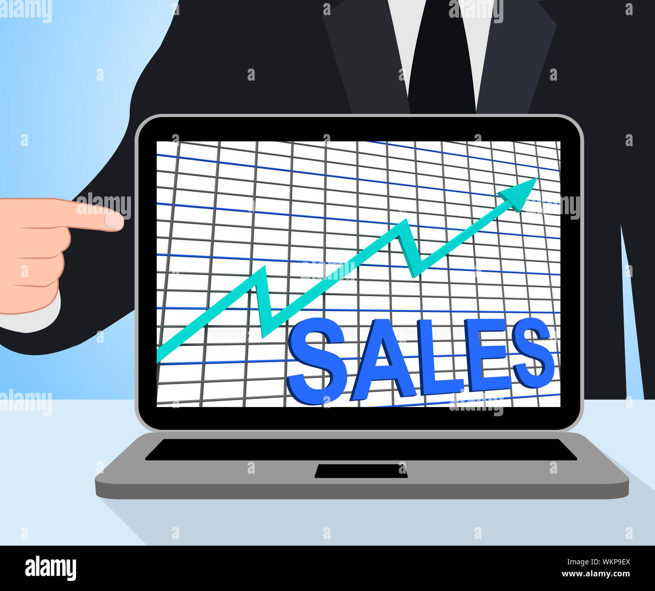 Increasing sales chart hi-res stock photography and images - Alamy
