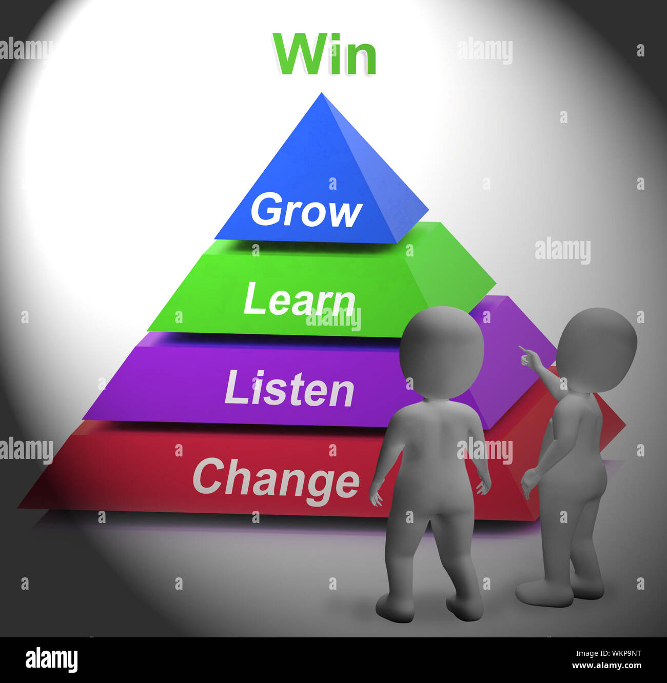 Win Symbol Meaning Competition Record Or Goal Stock Photo - Alamy