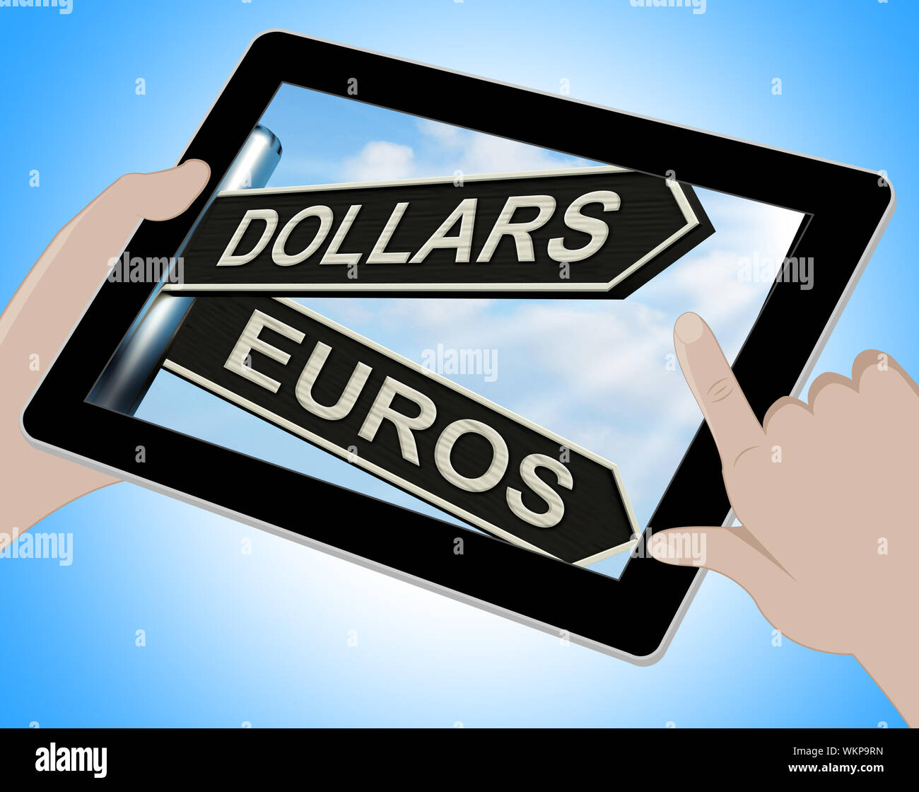 Global trade tablet showing hi-res stock photography and images - Alamy