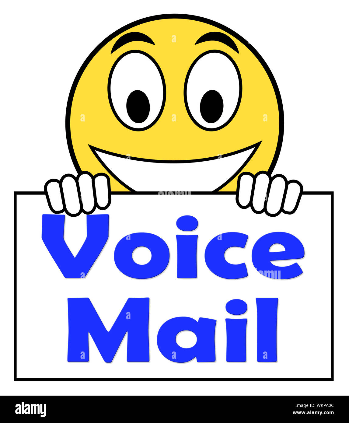 Voice mail smartphone Cut Out Stock Images & Pictures - Alamy