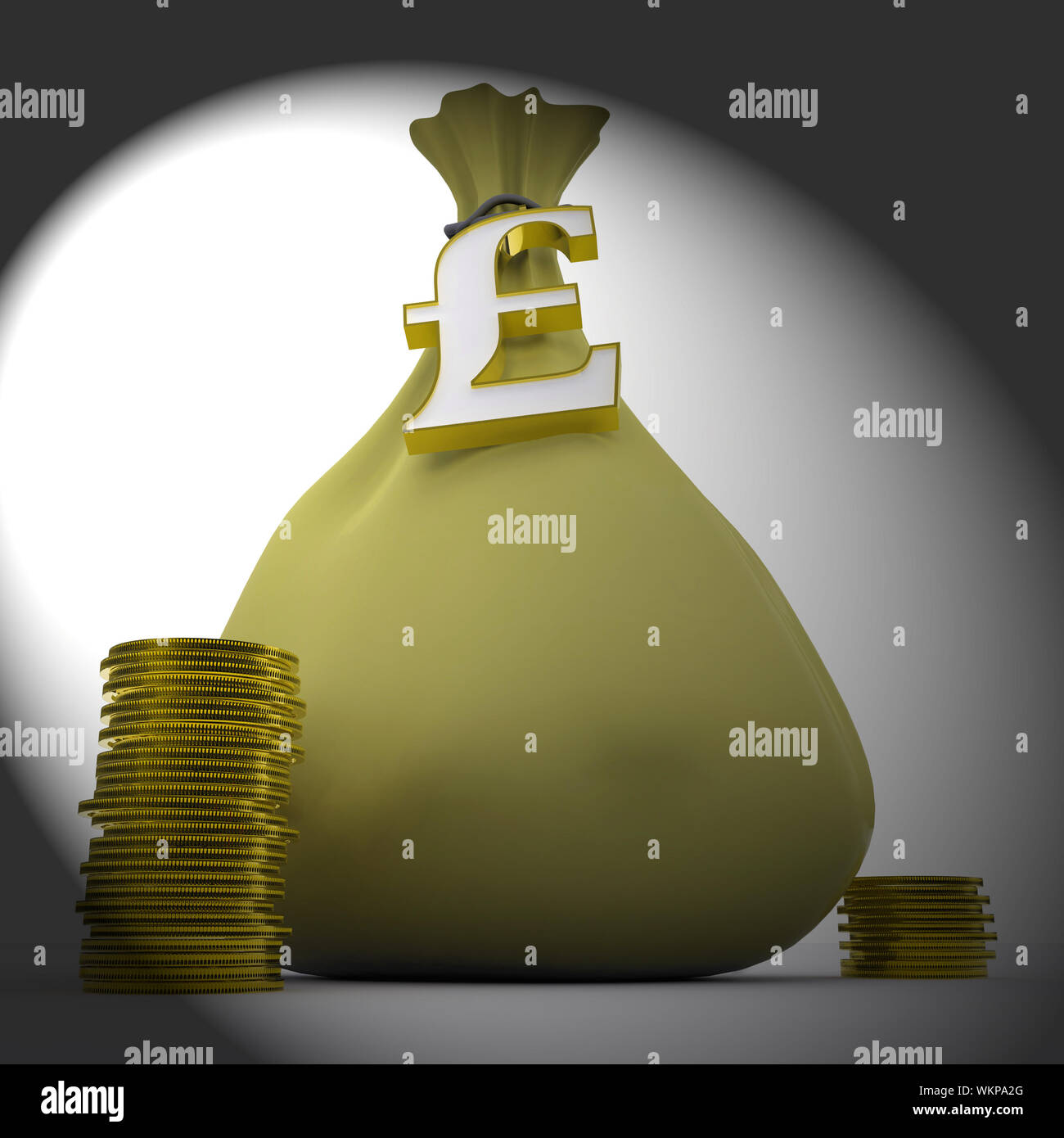 British pound bag hi-res stock photography and images - Alamy