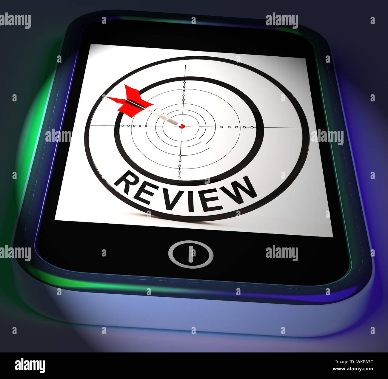 Review Smartphone Displaying Feedback Evaluation And Assessment Stock ...