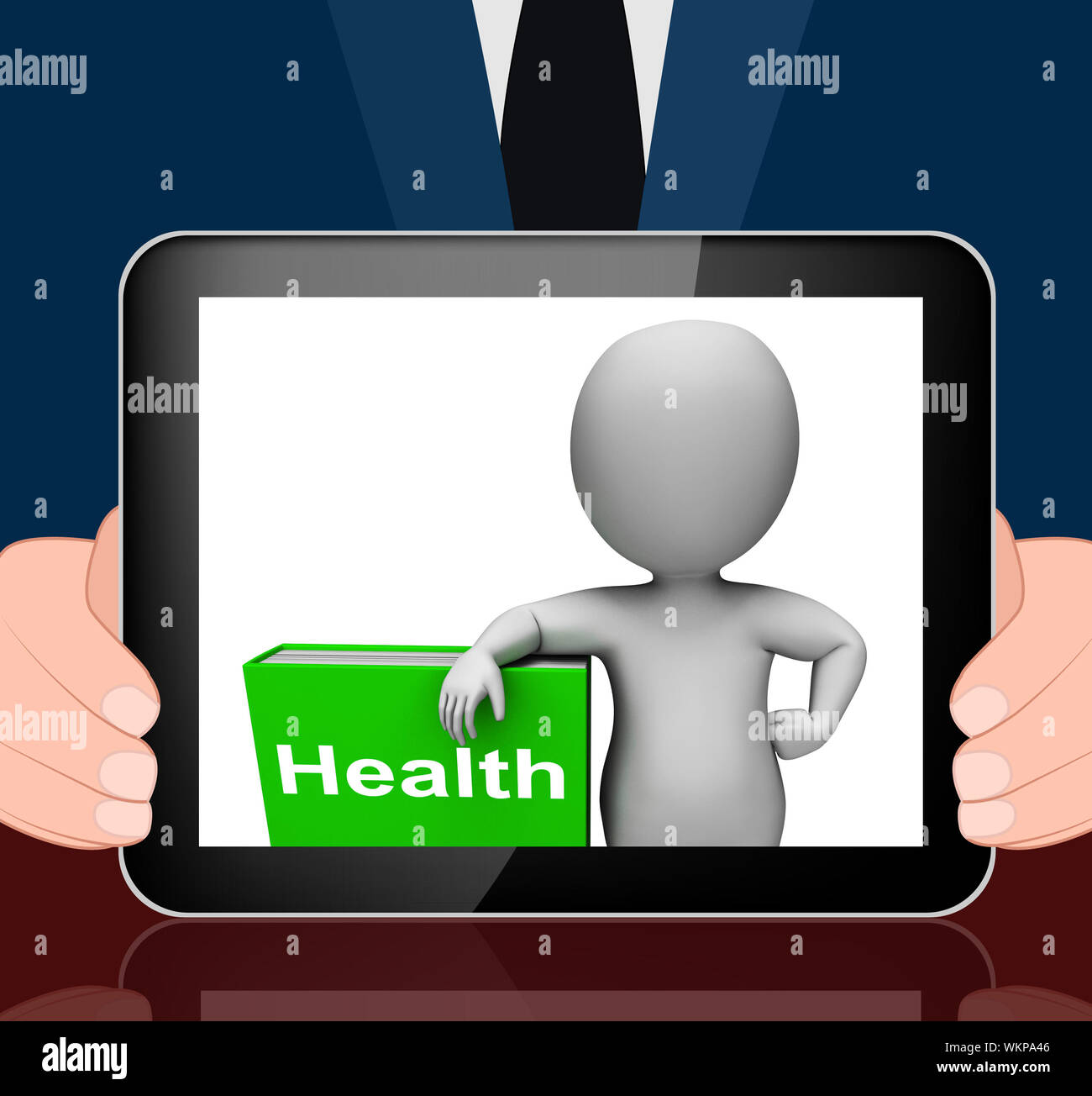 Health Book And Character Displaying Books About Healthy Lifestyle ...