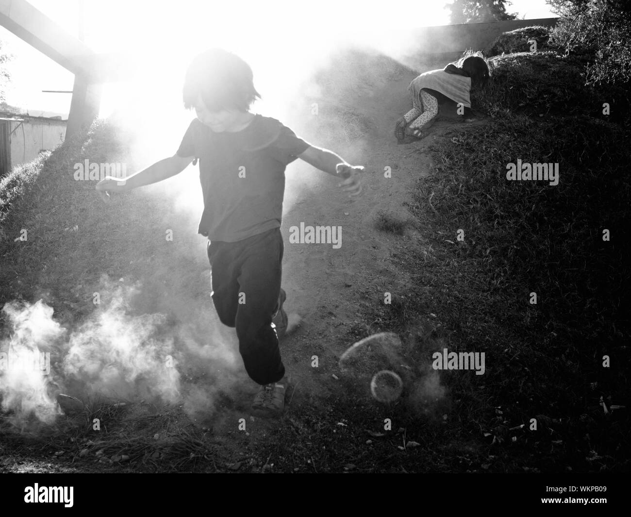 White boy running hi-res stock photography and images - Alamy