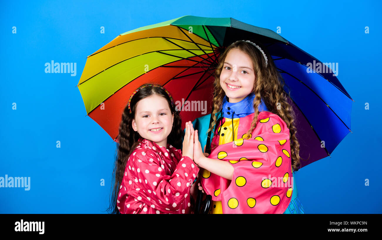 Happy childhood. It is easier to be happy together. Be rainbow in ...