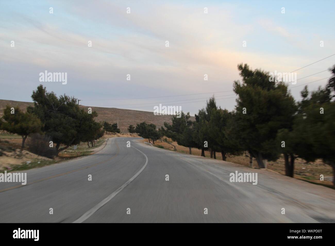 Road Passing Through Landscape Stock Photo - Alamy