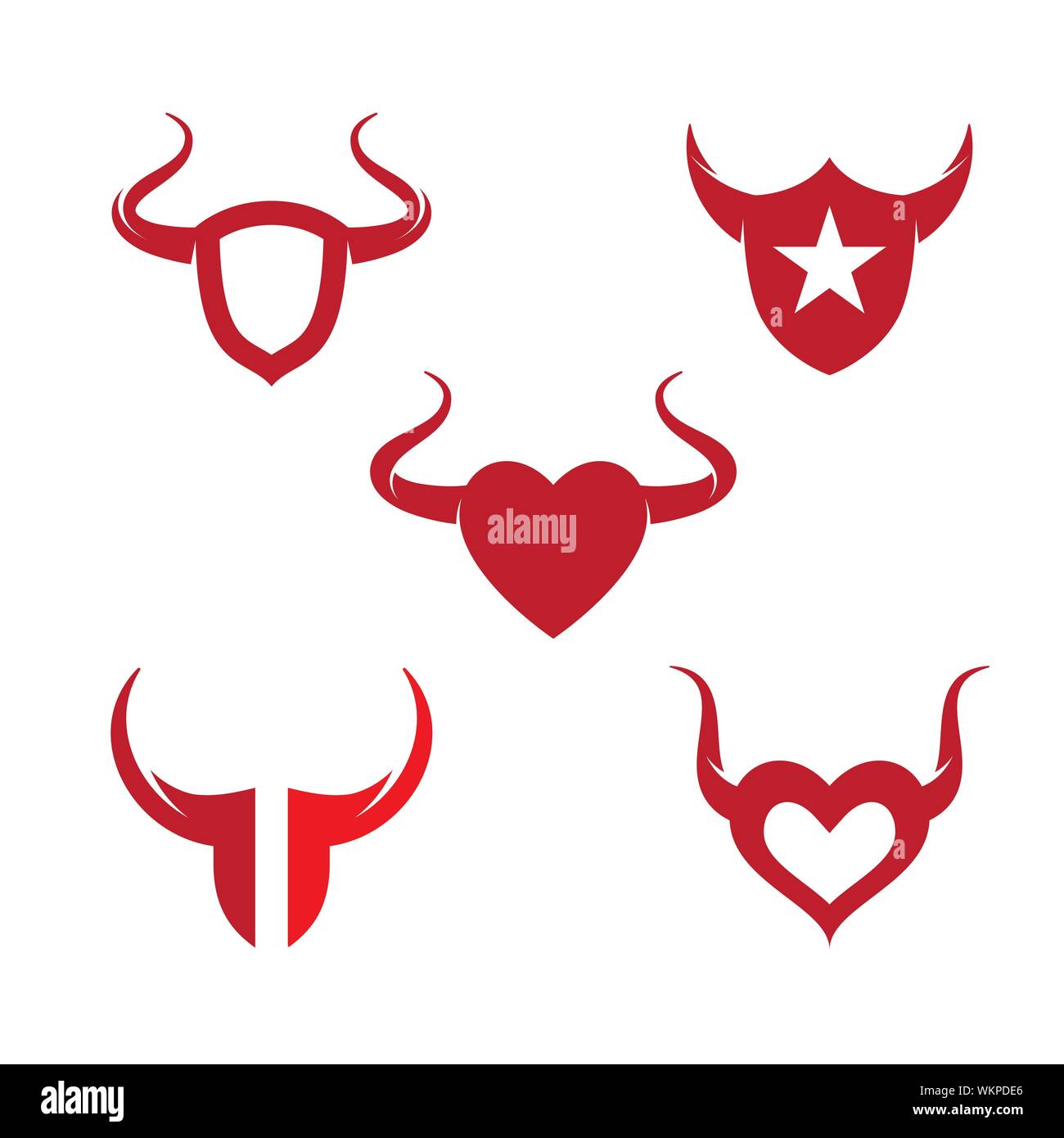 Taurus Logo Template vector icon illustration design Stock Vector Image ...
