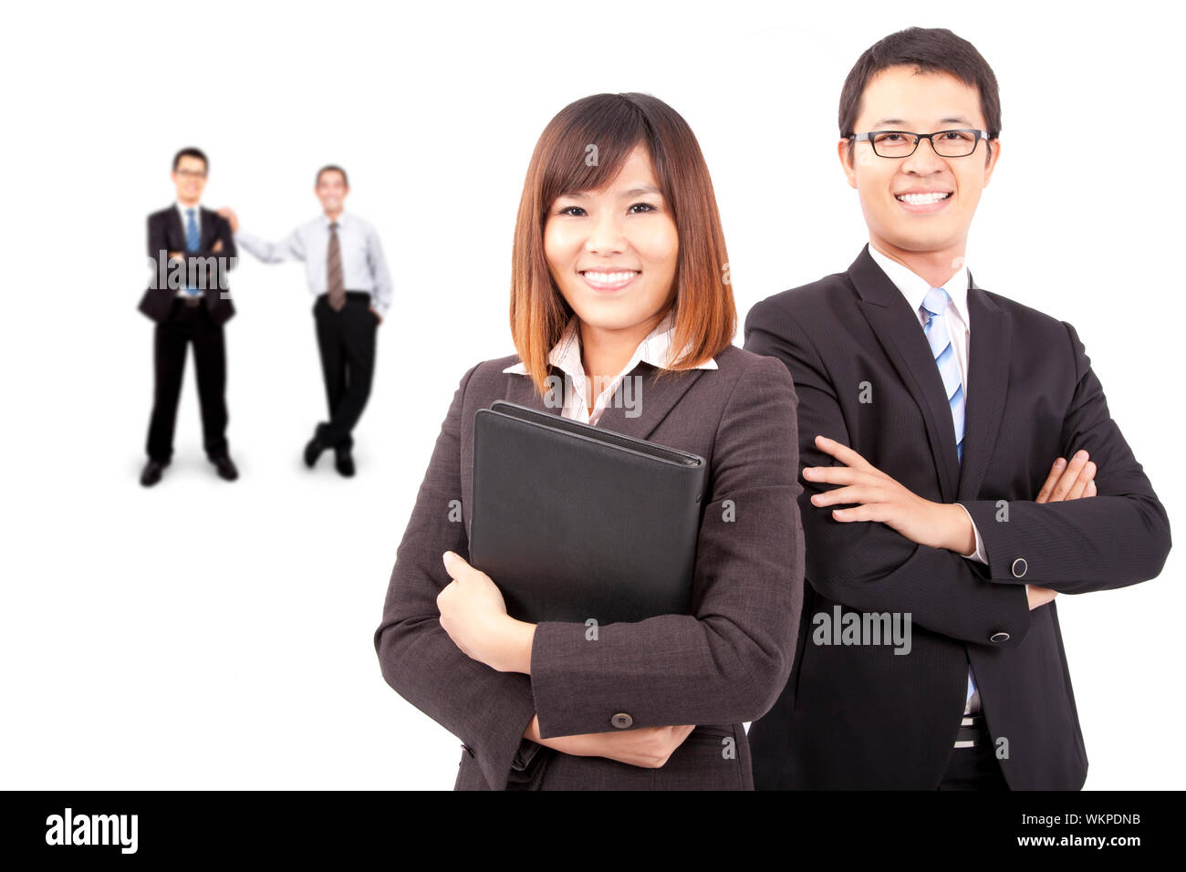 Asian success business team Stock Photo - Alamy