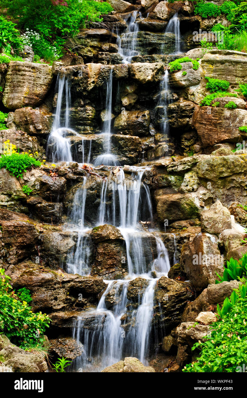 Cascading waterfall in japanese hi-res stock photography and images - Alamy