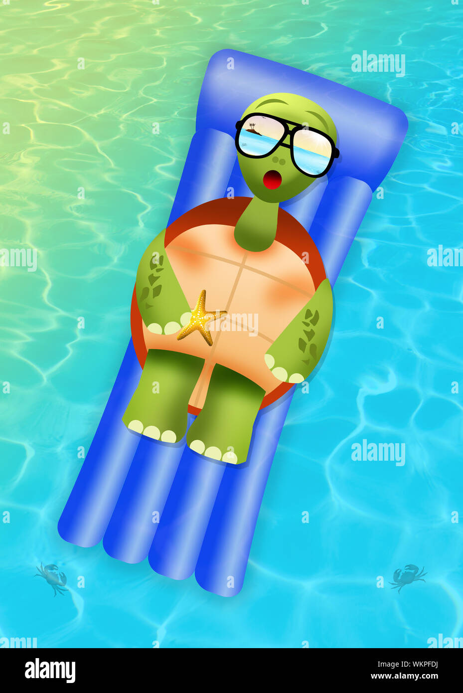 turtle on vacation Stock Photo - Alamy