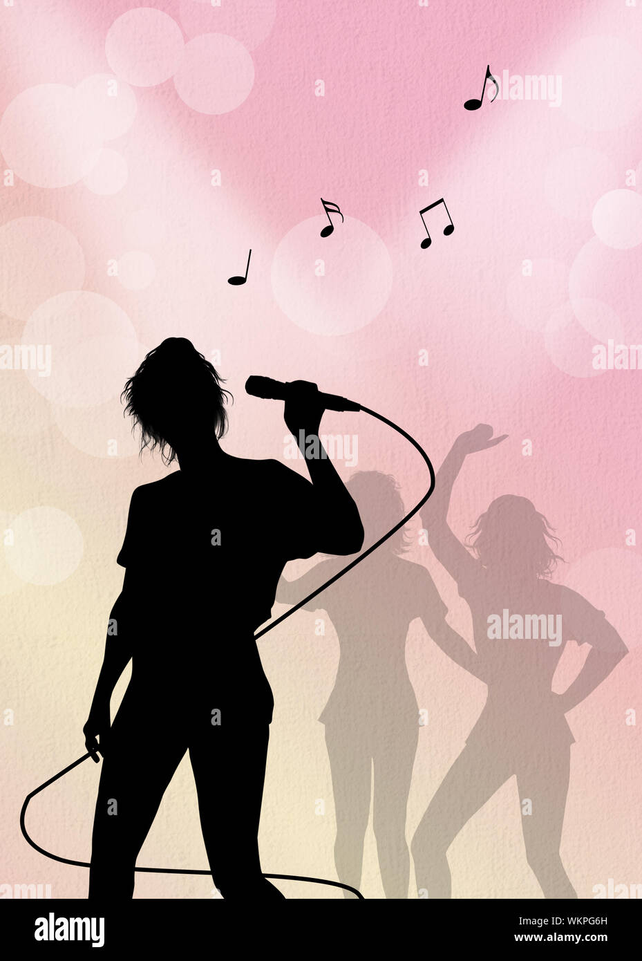 singer in concert Stock Photo - Alamy