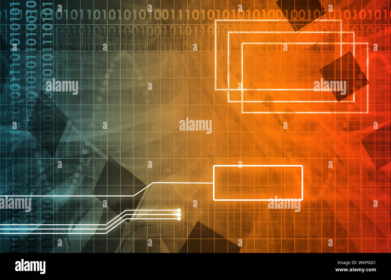 Pharmaceutical Manufacturing as a Modern Concept Abstract Art Stock ...