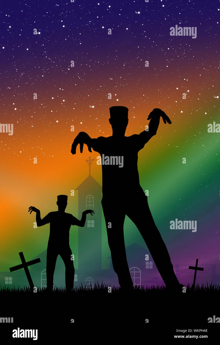 zombie for Halloween Stock Photo - Alamy