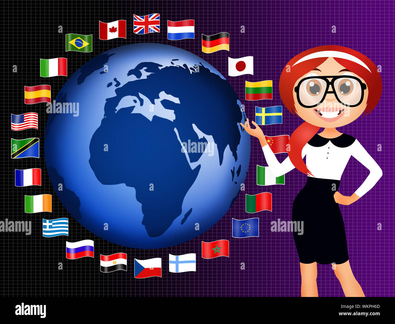 Flags of the world Stock Photo - Alamy