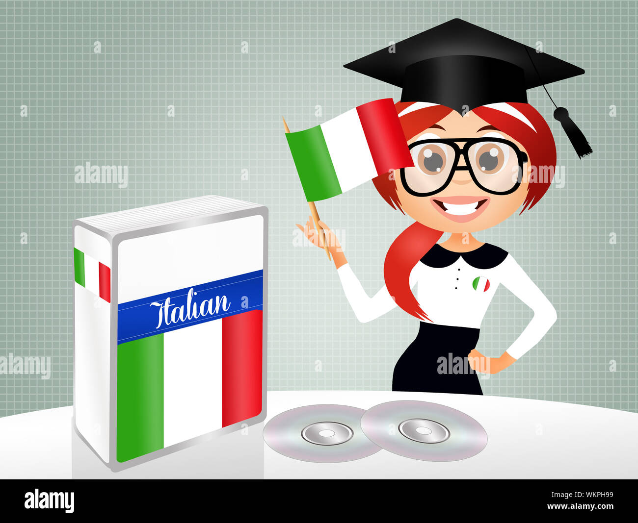 italian language course Stock Photo - Alamy