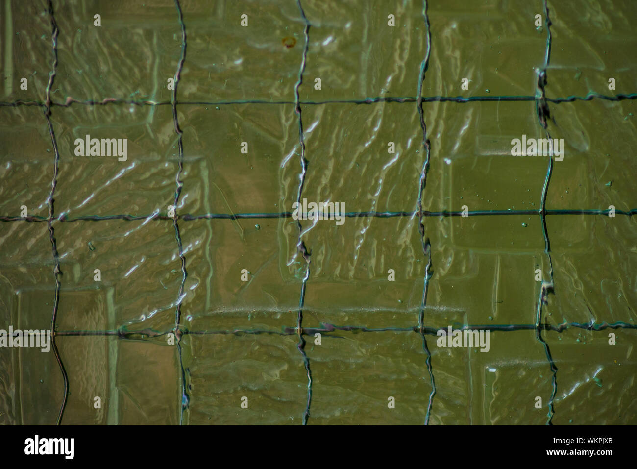 Green frosted glass hi-res stock photography and images - Alamy