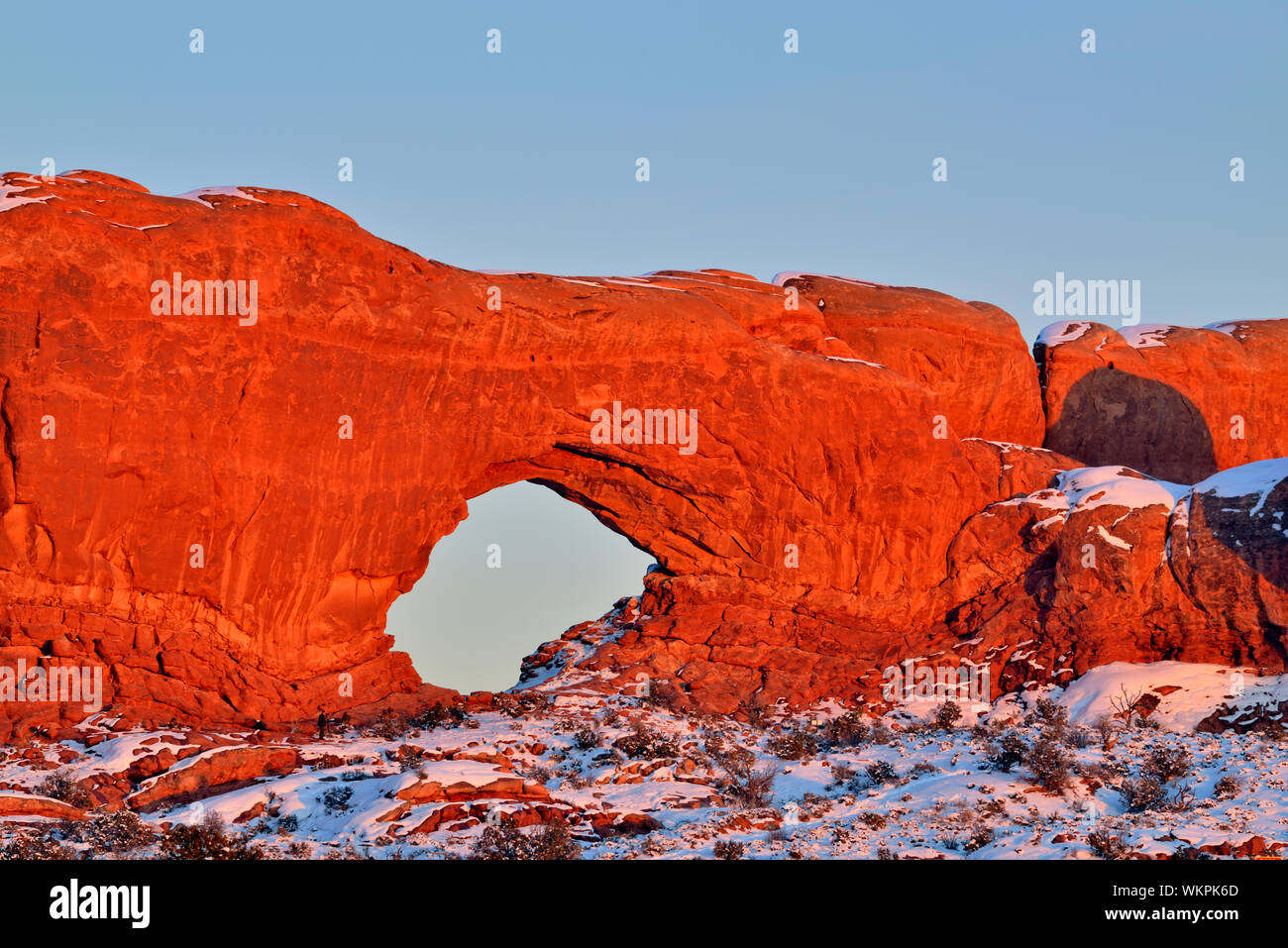 The North Window, Arches National Park, Utah, USA Stock Photo - Alamy