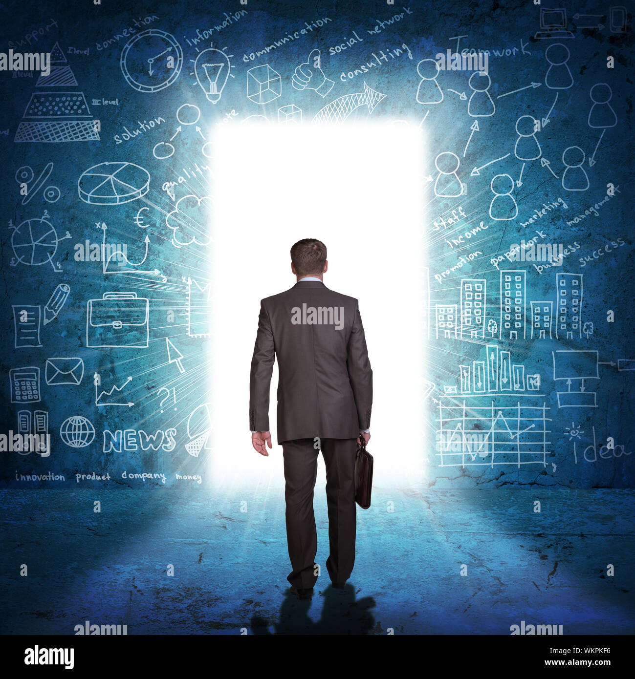 Stepping through door hi-res stock photography and images - Alamy