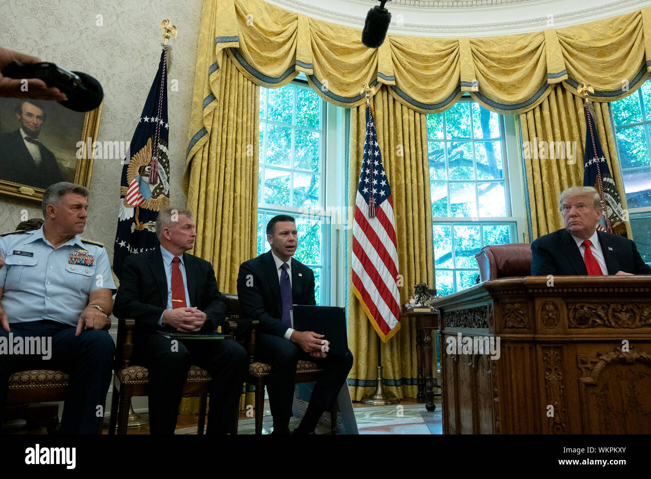 United States President Donald J. Trump was joined by Acting Secretary ...