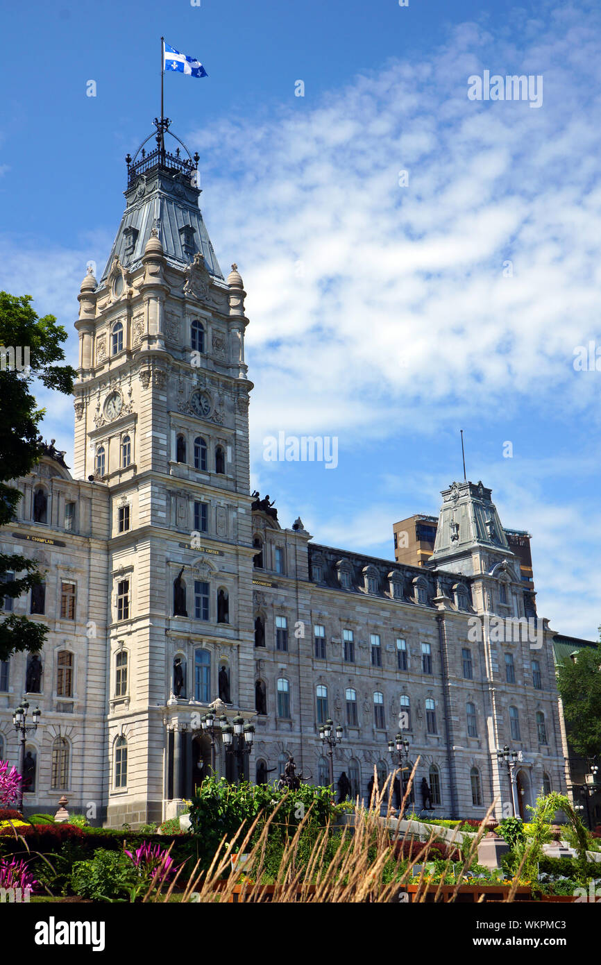 Quebec province parliament building Stock Photo - Alamy