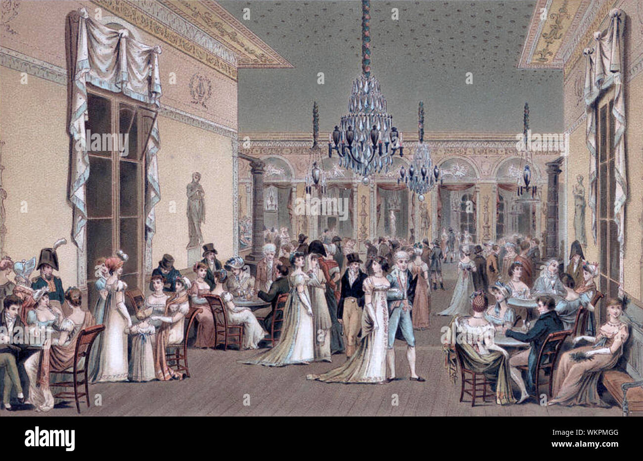 French high society hi-res stock photography and images - Alamy