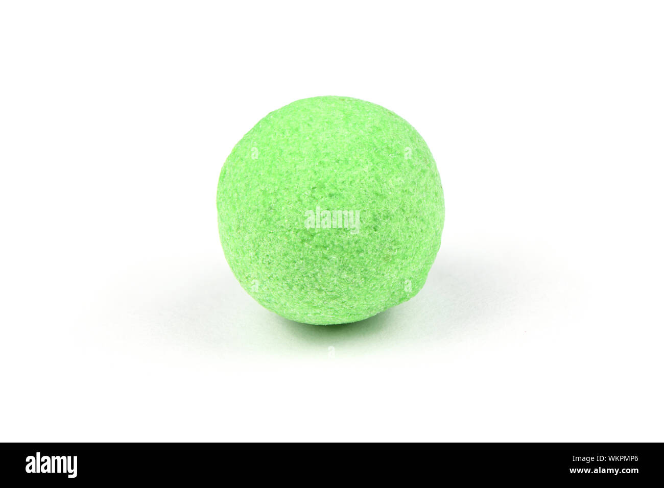 Close up view of green boilies, fishing baits for carp isolated on ...