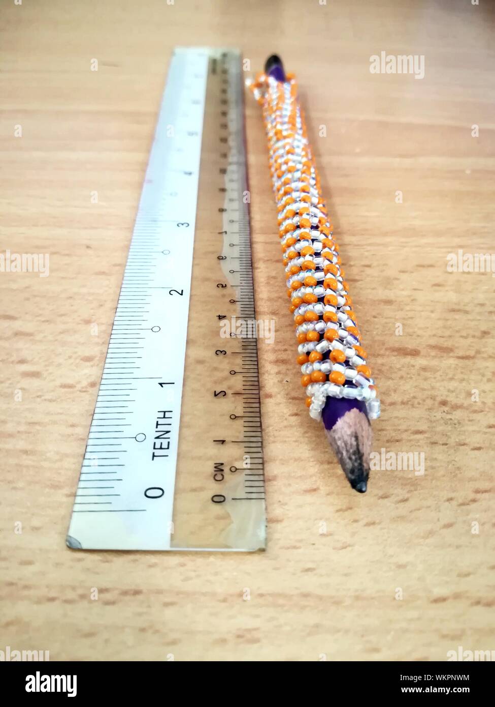 Measure ruler pencil hi-res stock photography and images - Alamy