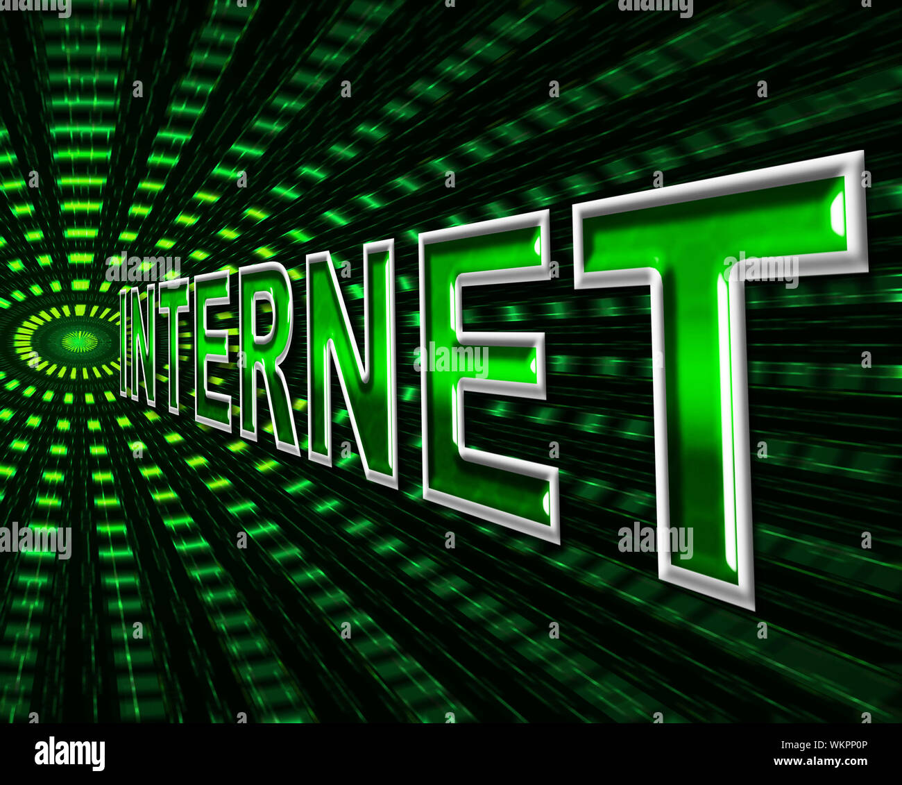 Data Internet Representing World Wide Web And Websites Stock Photo - Alamy