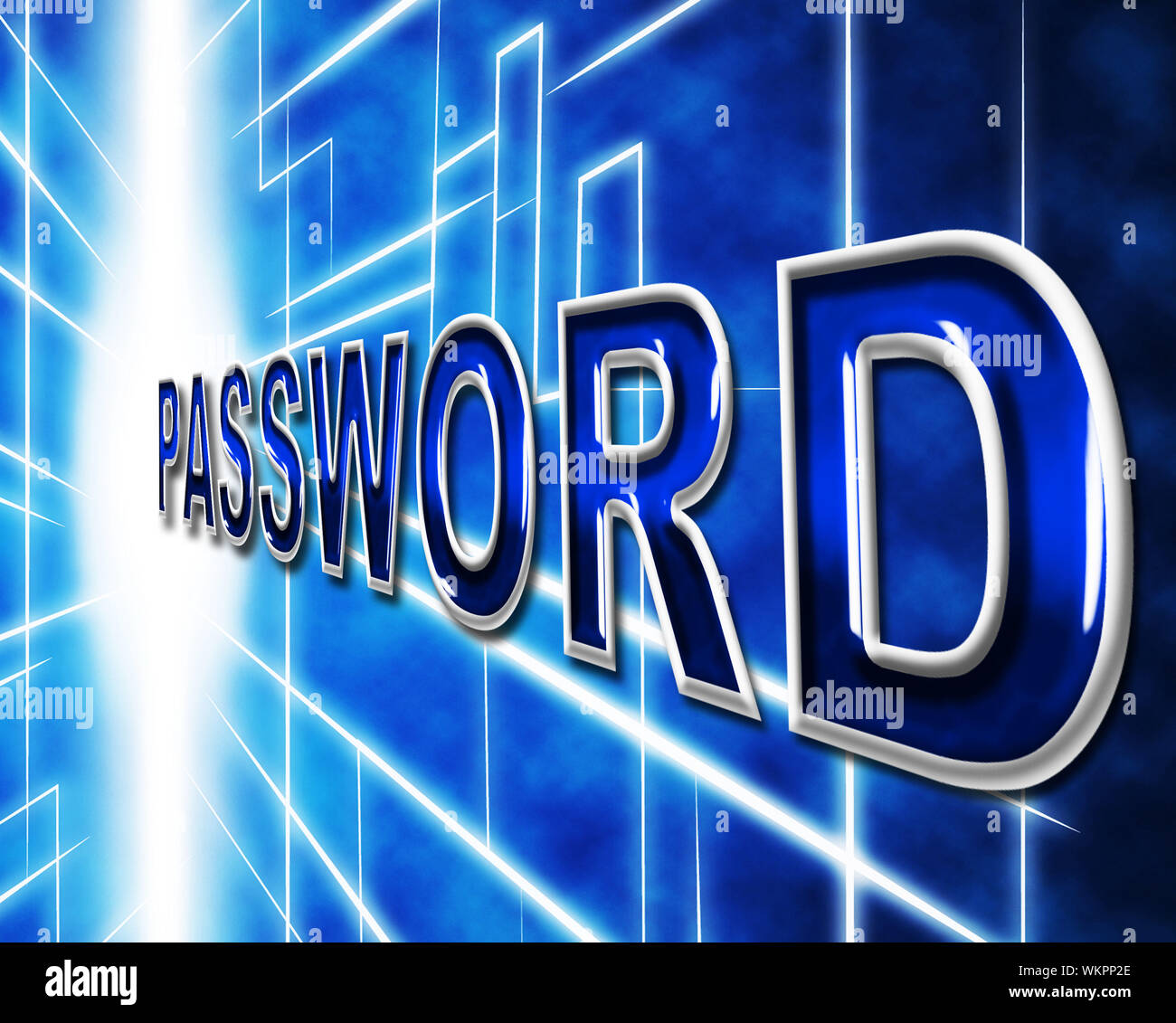 Passwords Password Showing Sign In And Permission Stock Photo - Alamy