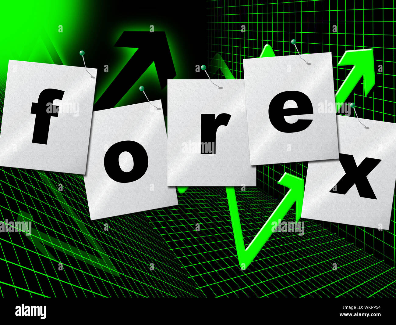 Forex Graph Showing Currency Exchange And Fx Stock Photo - Alamy