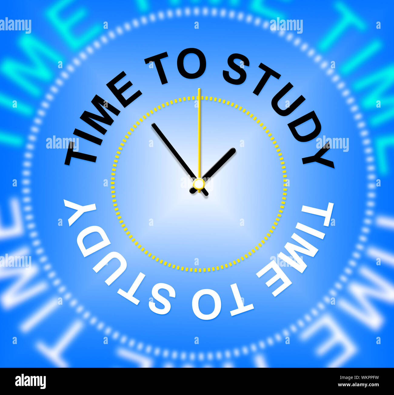 Time To Study Representing School University And Train Stock Photo - Alamy
