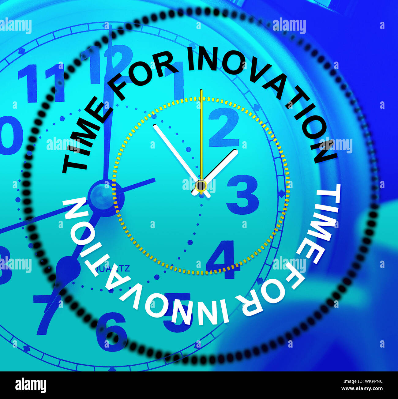 Time For Innovation Indicating Invention Create And Concepts Stock ...