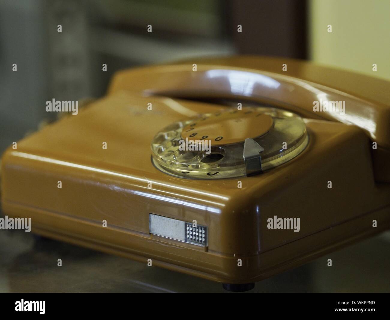 Antique phone table hi-res stock photography and images - Alamy