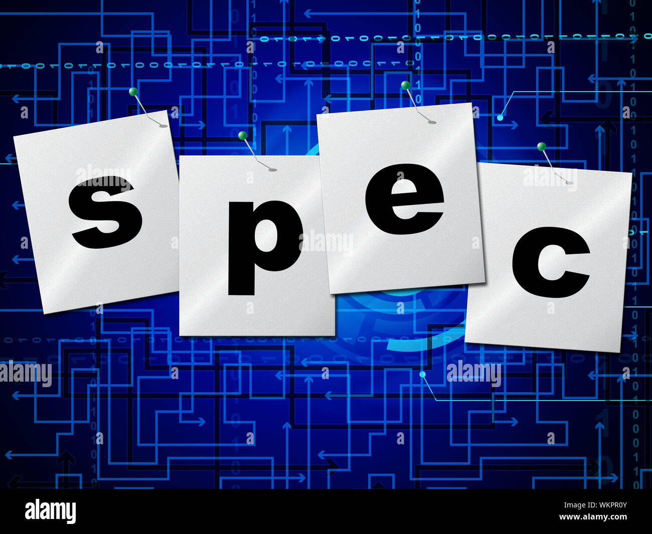 Spec Designs Showing Layouts Lay-Out And Details Stock Photo - Alamy